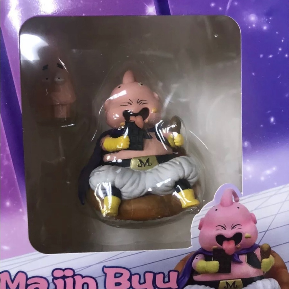 Majin Buu Eating Chocolate Small Statue Figure - Gem